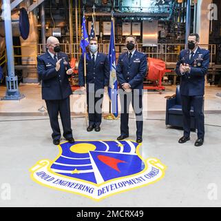 Col. Jason Vap, center, commander, 804th Test Group, Arnold Engineering ...