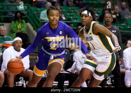 Morehead State forward Jada Claude prepares to take a shot during an ...