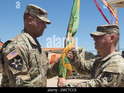 Col. Steven Padilla (left), commander of the 11th Military Police ...