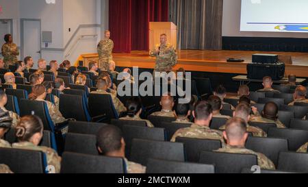 Col. Douglas Stouffer, 512th Airlift Wing commander, and Chief Master ...