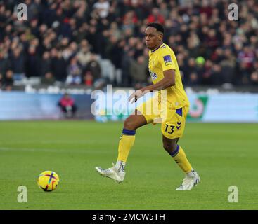 Everton's Yerry Mina Stock Photo - Alamy