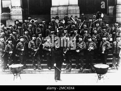 Sousa and his newly formed civilian band, 1893 Stock Photo - Alamy