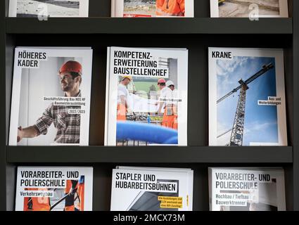 Symbol Brochures Training Construction Industry Stock Photo - Alamy