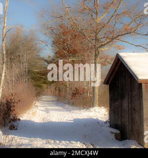Burrage Pond in Hanson, Massachusetts Stock Photo - Alamy