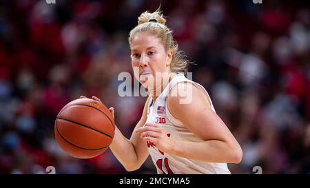 Nebraska guard Ruby Porter (11) dribbles the ball against Creighton in ...