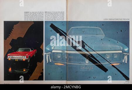 Vintage 15 October 1968 "Look" magazine issue advert, USA Stock Photo ...