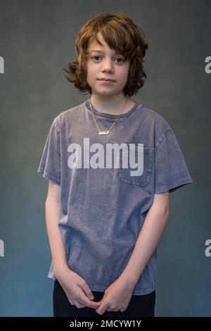 Woody Norman poses for a portrait to promote his film "C'mon C'mon" at ...