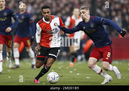 ROTTERDAM - (lr) Kenneth Taylor of Ajax, Jorge Sanchez of Ajax, Youri ...