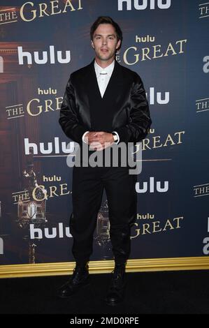 Cast member Nicholas Hoult arrives at the Los Angeles premiere of "Dark ...