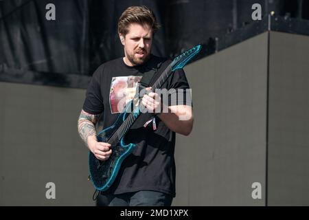 Mike Stringer of Spiritbox performs at Welcome to Rockville at Daytona ...