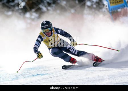 JOHNSON BREEZY (USA) during 2023 Audi FIS Ski World Cup -Â Women'sÂ ...