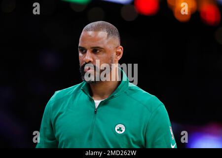 Boston Celtics head coach Ime Udoka during an NBA basketball game ...