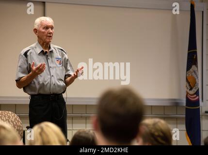 Jay Hess, a Vietnam War POW survivor, receives a certificate of ...