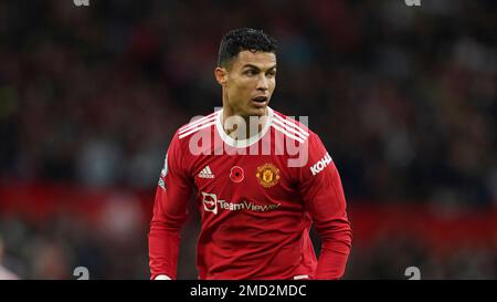 Manchester United's Cristiano Ronaldo during the Premier League match ...