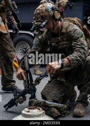 A Special Amphibious Reconnaissance Corpsman with the Maritime Raid ...