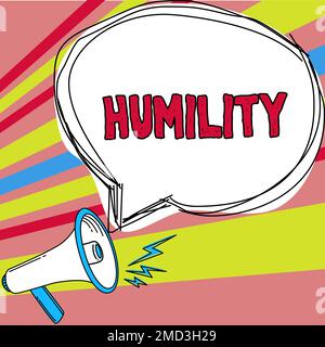 Conceptual caption Humility. Word for being Humble is a Virtue not to ...