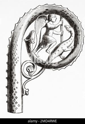 Abbot's crozier, 13th century. Enamelled crozier made in Limoges ...
