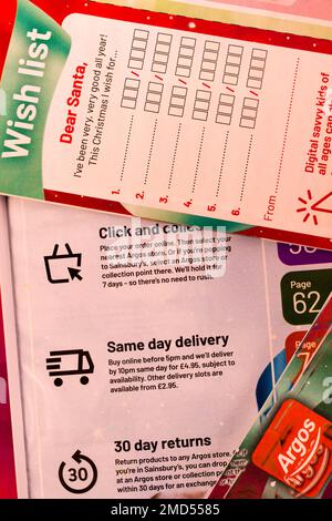 Business still life of Argos Gift guide 2022 Stock Photo - Alamy