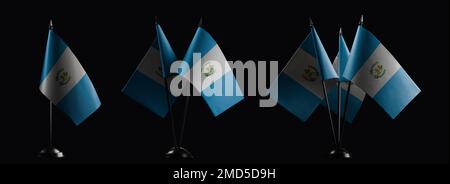 Small national flags of the Guatemala on a white background Stock Photo ...
