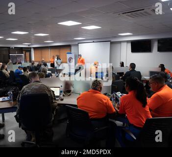 Joint Task Force-Bravo and Panamanian forces pose for a photo in front ...