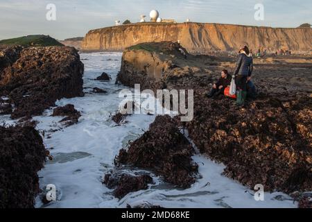 Pillar point bluff in the San Francisco bay area of California is a ...