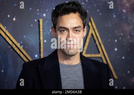 Alex Hassell poses for photographers at the photo call for the film ...