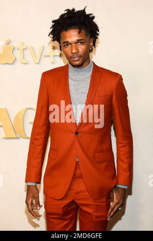 Isaiah Hill attends the "Swagger" New York premiere at the Brooklyn ...