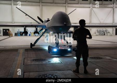 An MQ-9A Reaper remotely piloted aircraft operated by the 3rd Special ...
