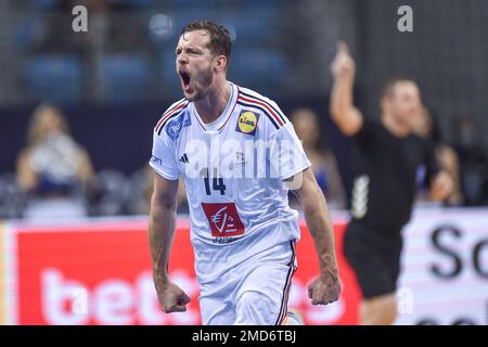 Kentin Mahe, radosc during IHF MenÕs World Championship match between ...