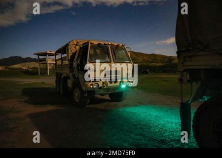 Soldiers assigned to the 1243rd Transportation Company, 3678th Combat ...
