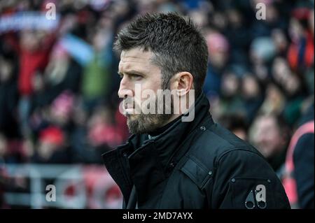 Middlesbrough manager Michael Carrick before the Wear Tees Derby ...