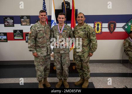 Spc. Logan Gardiner, an explosive ordnance disposal (EOD) technician ...