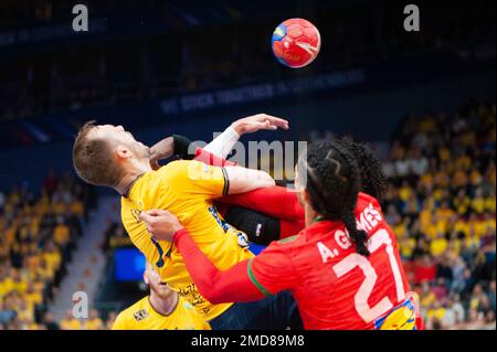 Gothenburg, Sweden. 22nd Jan 2023. Gustavo Rodrigues of Brazil ...