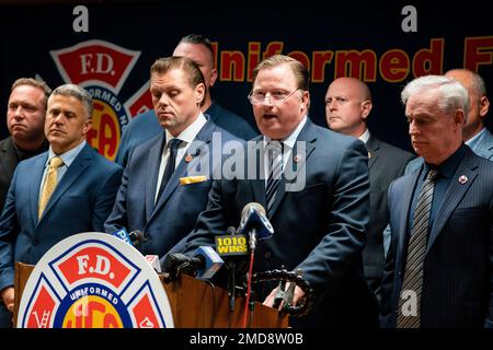 Andrew Ansbro, FDNY Uniformed Firefighters Association President ...