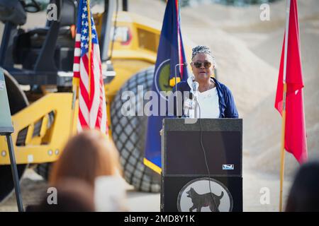 The groundbreaking ceremony today marked the preperation of building a ...