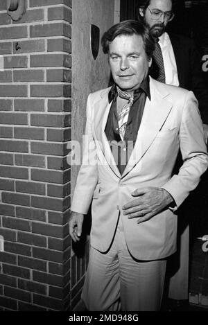 Robert Wagner seen exiting La Scala on May 12, 1982. Credit: Ralph ...