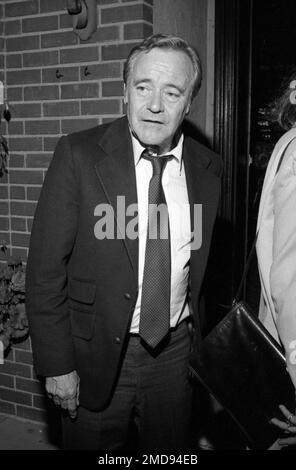 Jack Lemmon seen exiting La Scala on May 12, 1982. Credit: Ralph ...
