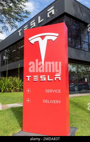 Tesla Sydney car showroom, delivery and service facility dealership in ...