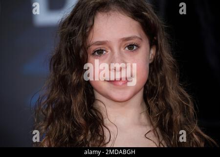 Robyn Elwell poses for photographers upon arrival at the premiere of ...