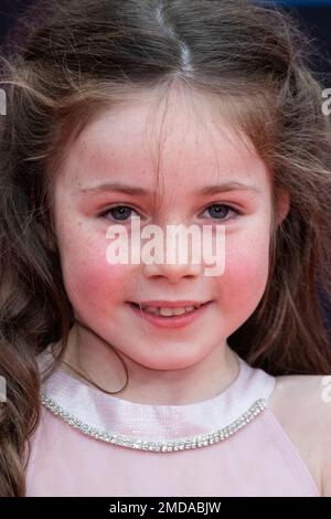Ellie Blake poses for photographers upon arrival at the premiere of the ...