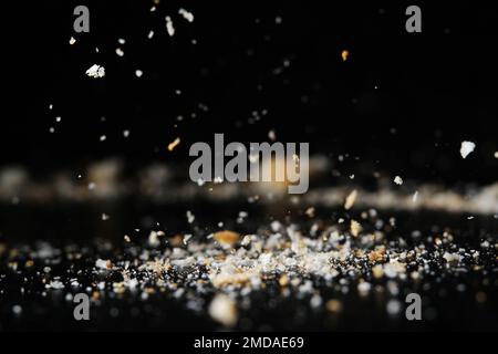 Macro shot of bread crumbs Stock Photo - Alamy