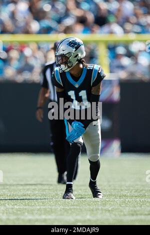 Carolina Panthers wide receiver Robby Anderson (11) runs past Los ...