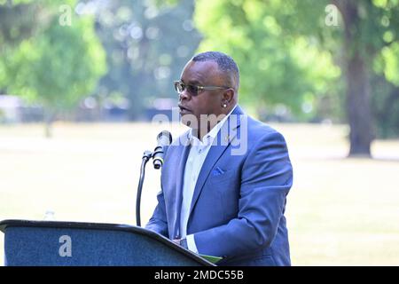 Fort Dix Infantry Park July 2021 Change of Responsibility Stock Photo ...