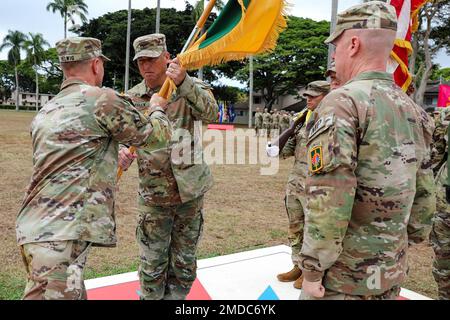 Col. Jered P. Helwig, outgoing commander of the 3rd Infantry Division ...