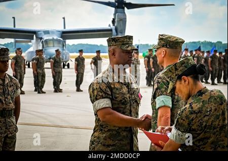 U.S. Marine Corps. Col. Lonnie Cobb, Marine Aircraft Group 49 commander ...