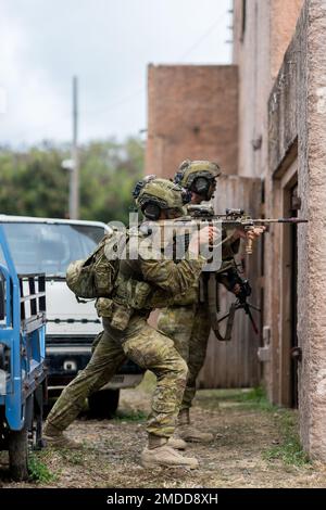 An Australian Army soldier with 1st Combat Engineer Regiment, 1st Field ...