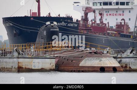 K-3 Leninsky Komsomol, the first nuclear submarine of the Soviet Union ...