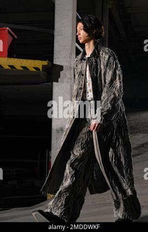 Paris, France. 22nd Jan, 2023. SACAI Fall/Winter 2023-24 Runway during ...