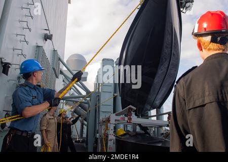 A Canadian Royal Navy Hammerhead unmanned remote controlled vehicle ...