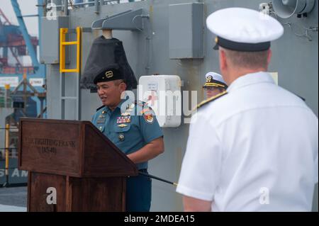 JAKARTA, Indonesia (July 22, 2022) – U.S. Navy Rear Adm. Rick Seif ...